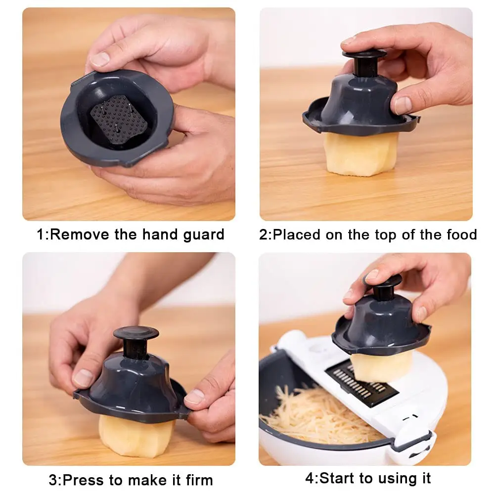 Customized Logo 11 In 1 Abs Ss 420 Rotate Vegetable Cutter Slicer With ...