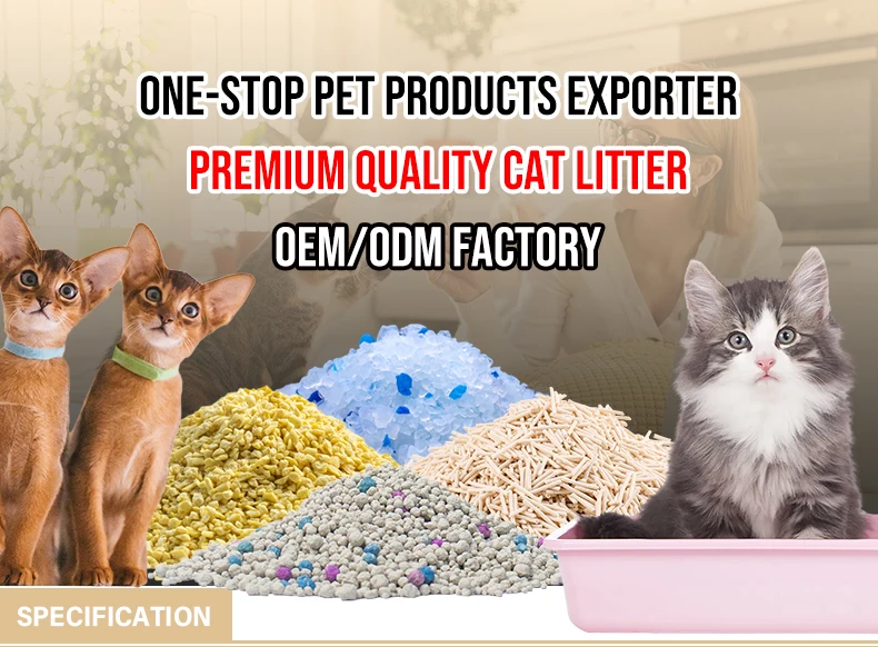 Oem Bulk 5l 10 Litter Clumping Arena Para Gato Dust Free Colorful Ball ...