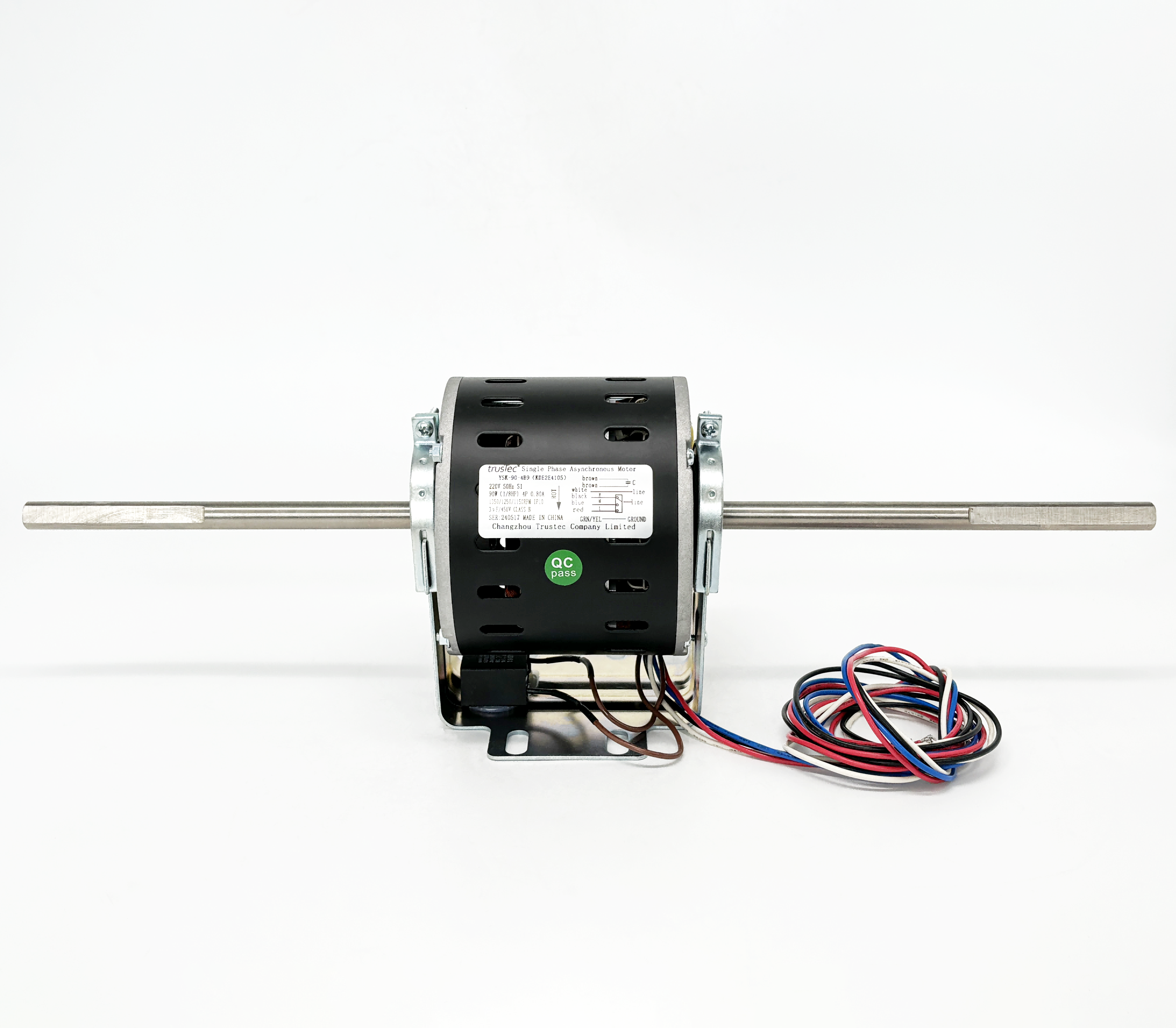 42 Frame/120mm Fan Coil Unit Motor - 1/8hp 1350/1250/1150rpm 220v 50hz ...