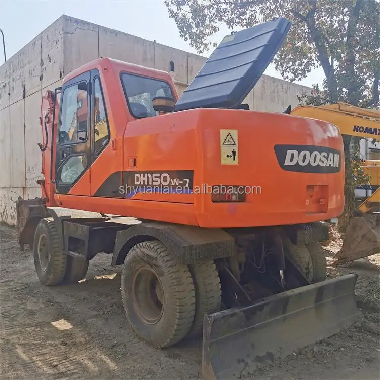 Used Doosan Excavator Dh150 Super Excavator With High Slope Efficiency ...