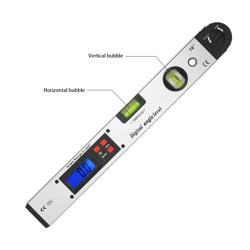 16 Inch Level - Precision Digital Angle Measurement