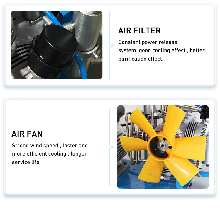 High Pressure Air Compressor for Firefighting & Diving