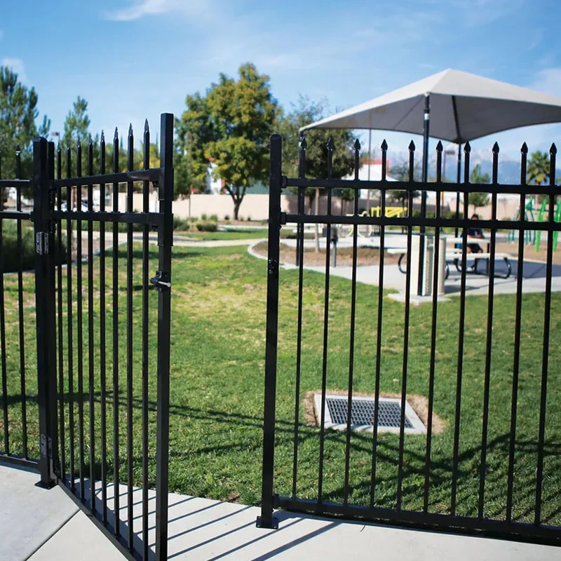 Easily Assembled Tubular Fence Panel Sustainable Metal Fencing For ...