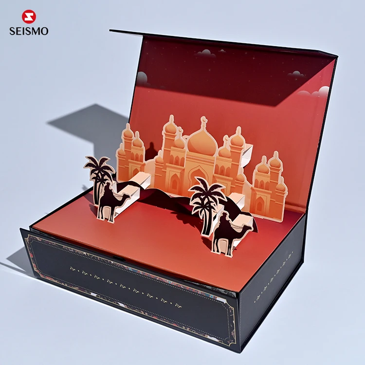 Custom Printed Explosion 3D Creative Birthday Gift Boxes