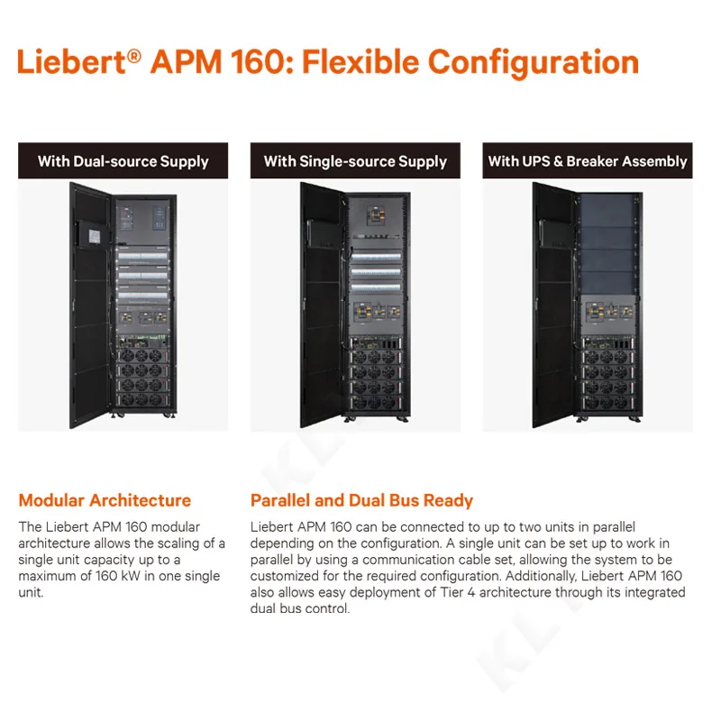 Vertiv Modular Ups Ultra-long Lasting Apm 30kva-150kva Ups Backup Power ...