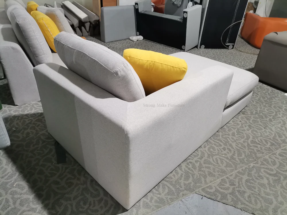 Italian Couches L Shape Modern Luxury White Conventional Comfy Sofa Set ...