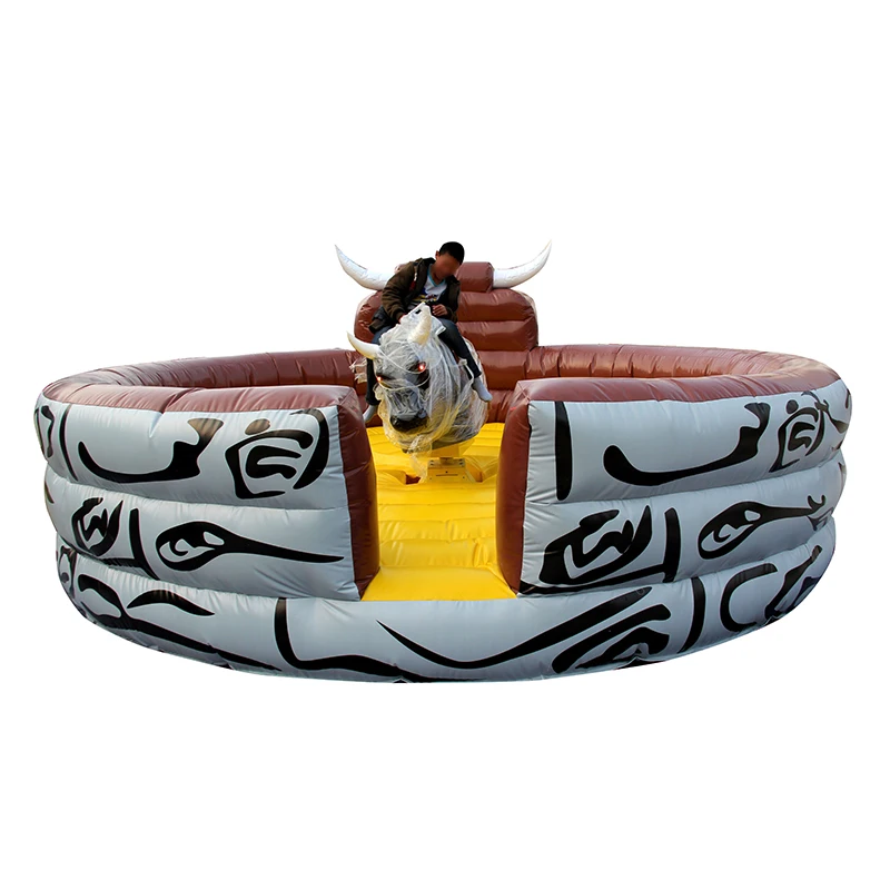 Hot Sale Rodeo Bull Ride Game Inflatable Mechanical Red Bull ...