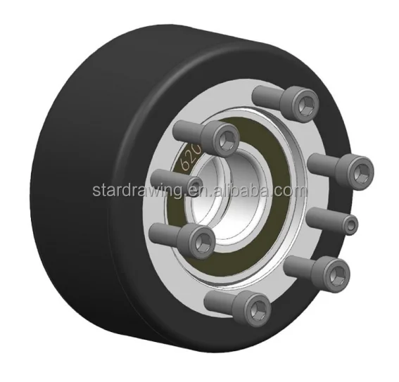 Ss 90x40mm Agv Robot Drive Wheel Oem Available - Buy Robot Wheel,Agv ...