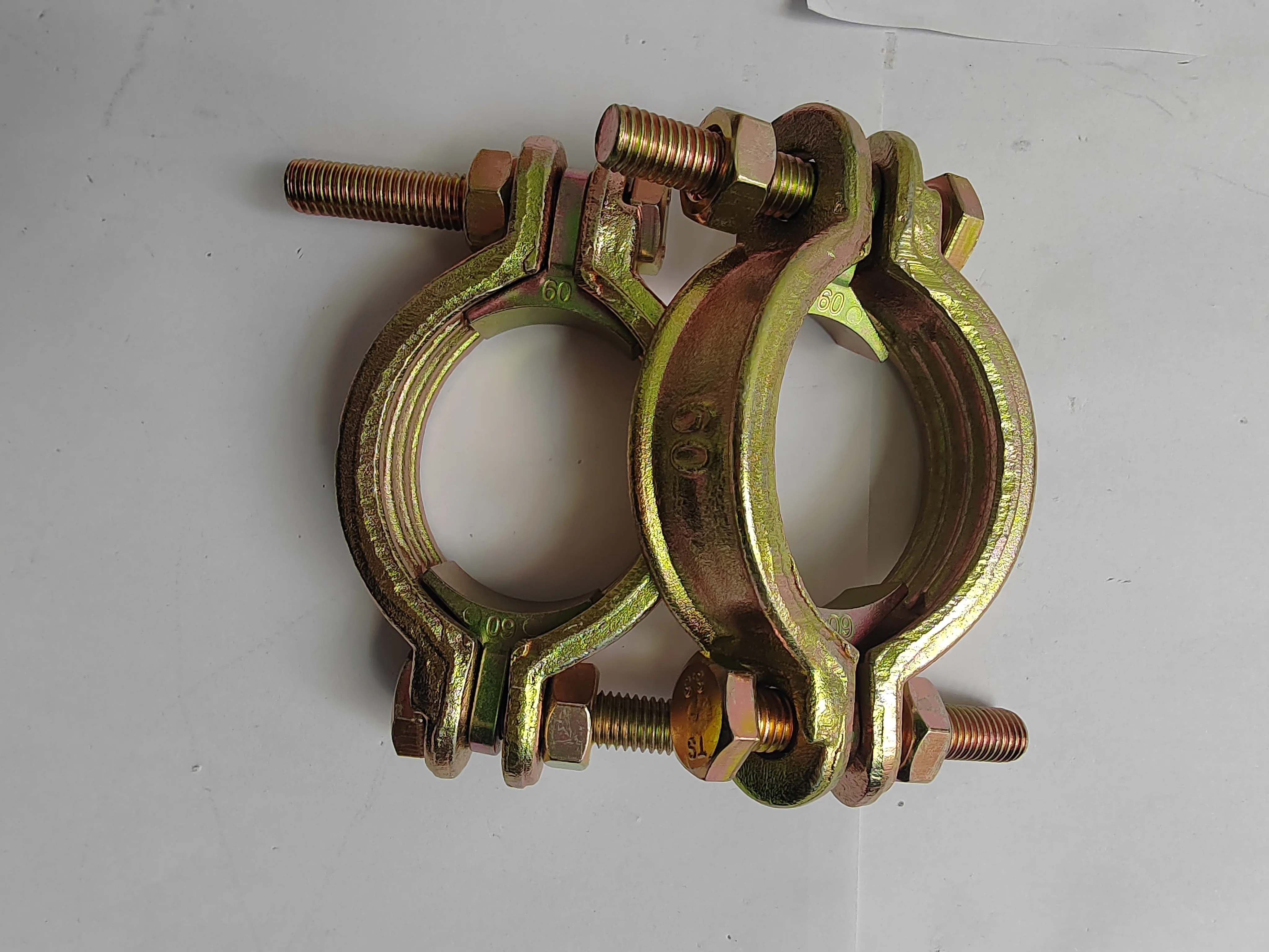 Sl49 Carbon Steel Double-Bolt Adjustable Hose Clamp Casting Technics ...
