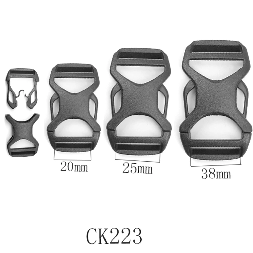 Plastic Dual Adjustable Buckle for Backpack Straps Luggage Outdoor ...