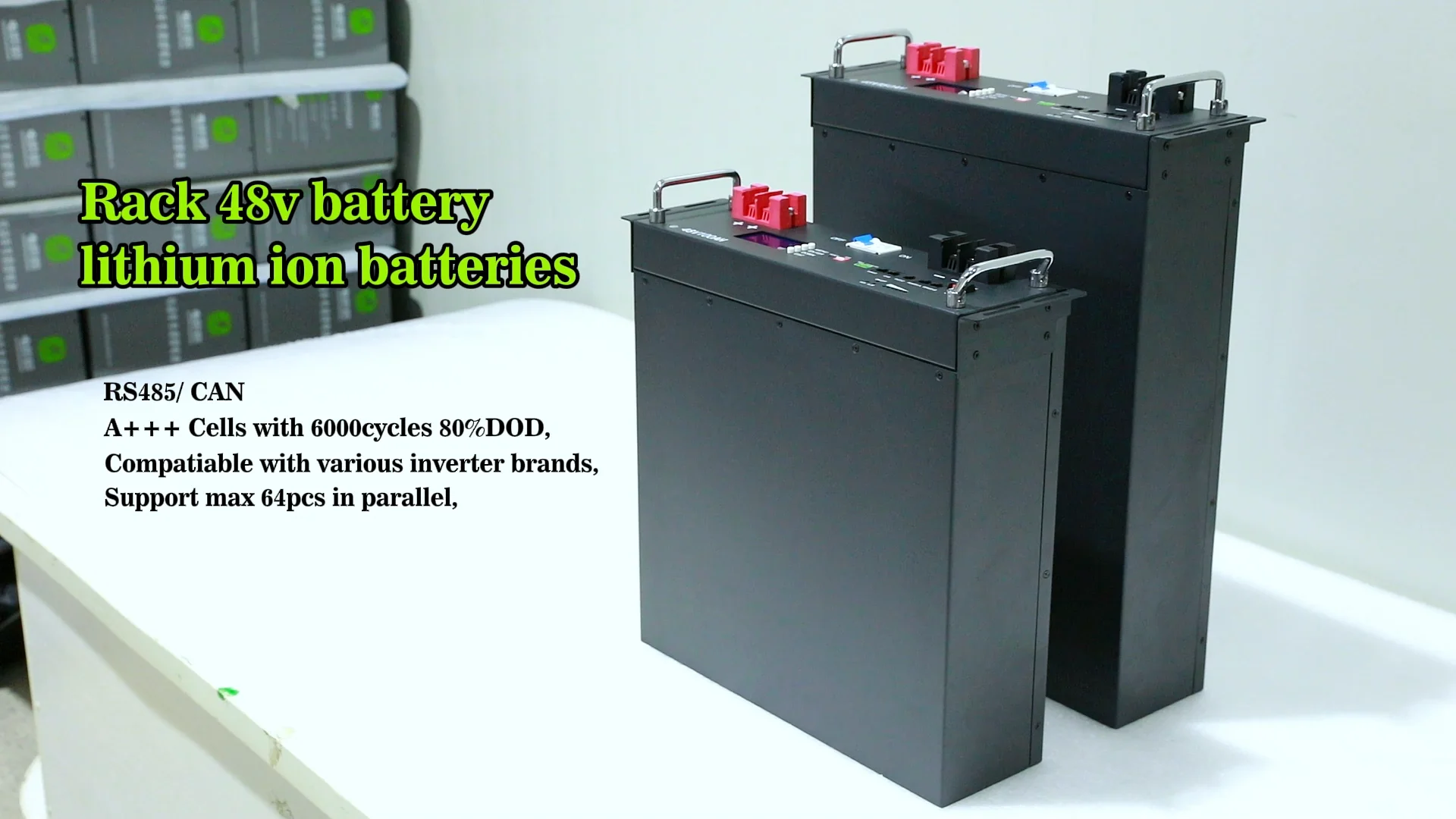 Cts 10kwh Lithium Ion Batteries 48v 200ah 300ah Lifepo4 Energy Storage ...