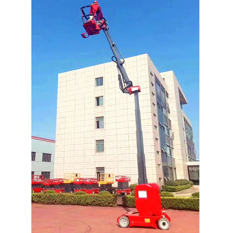 200kg 10m 8m Portable Small Vertical Mast Compact Boom Lift - Buy ...