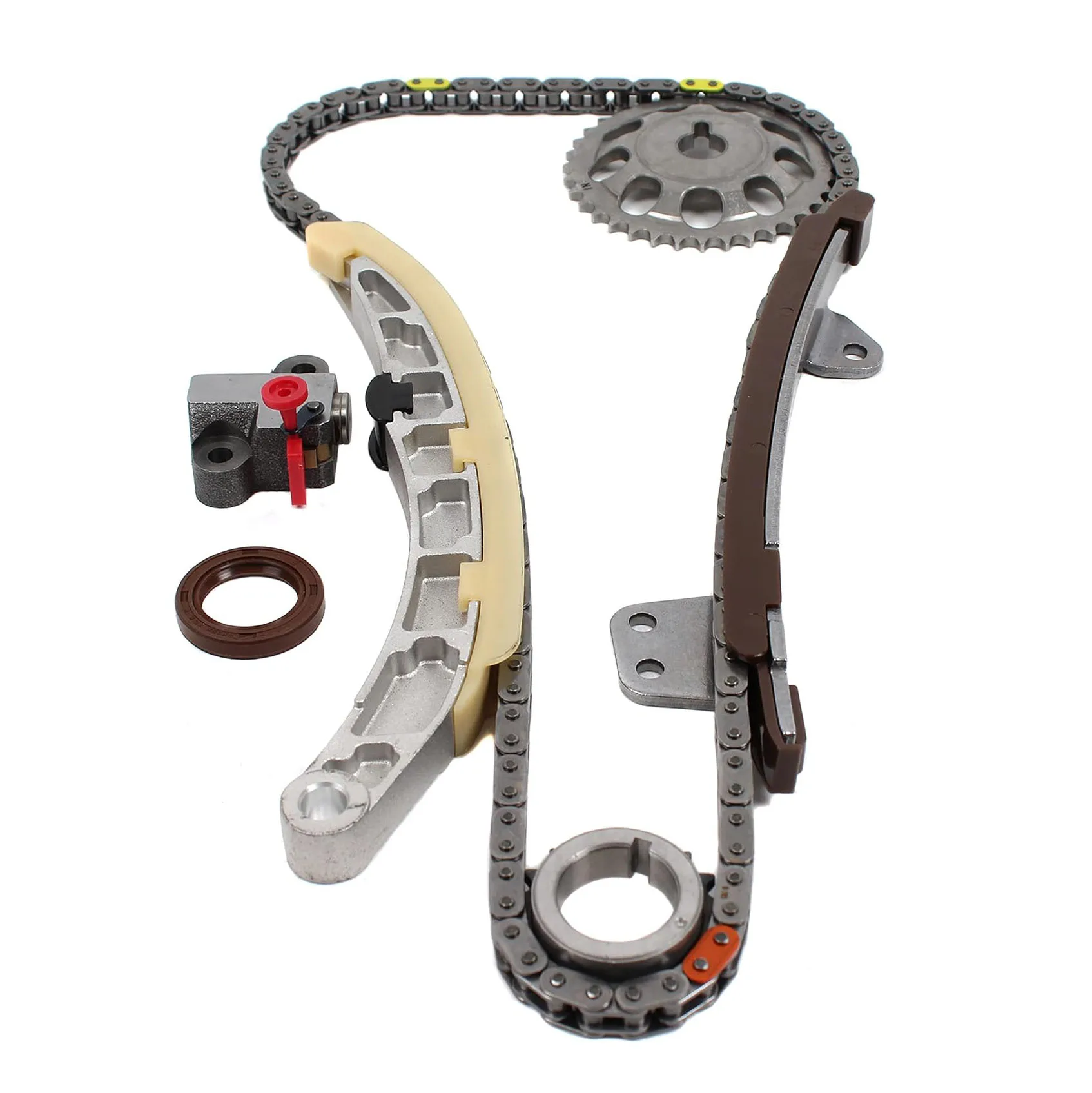 6 Pcs Set Timing Chain Kit For Engine 1nz-fe 1nz 2nz 1.5l 1.3l Toyota Vios Yaris 13506-21010 ...