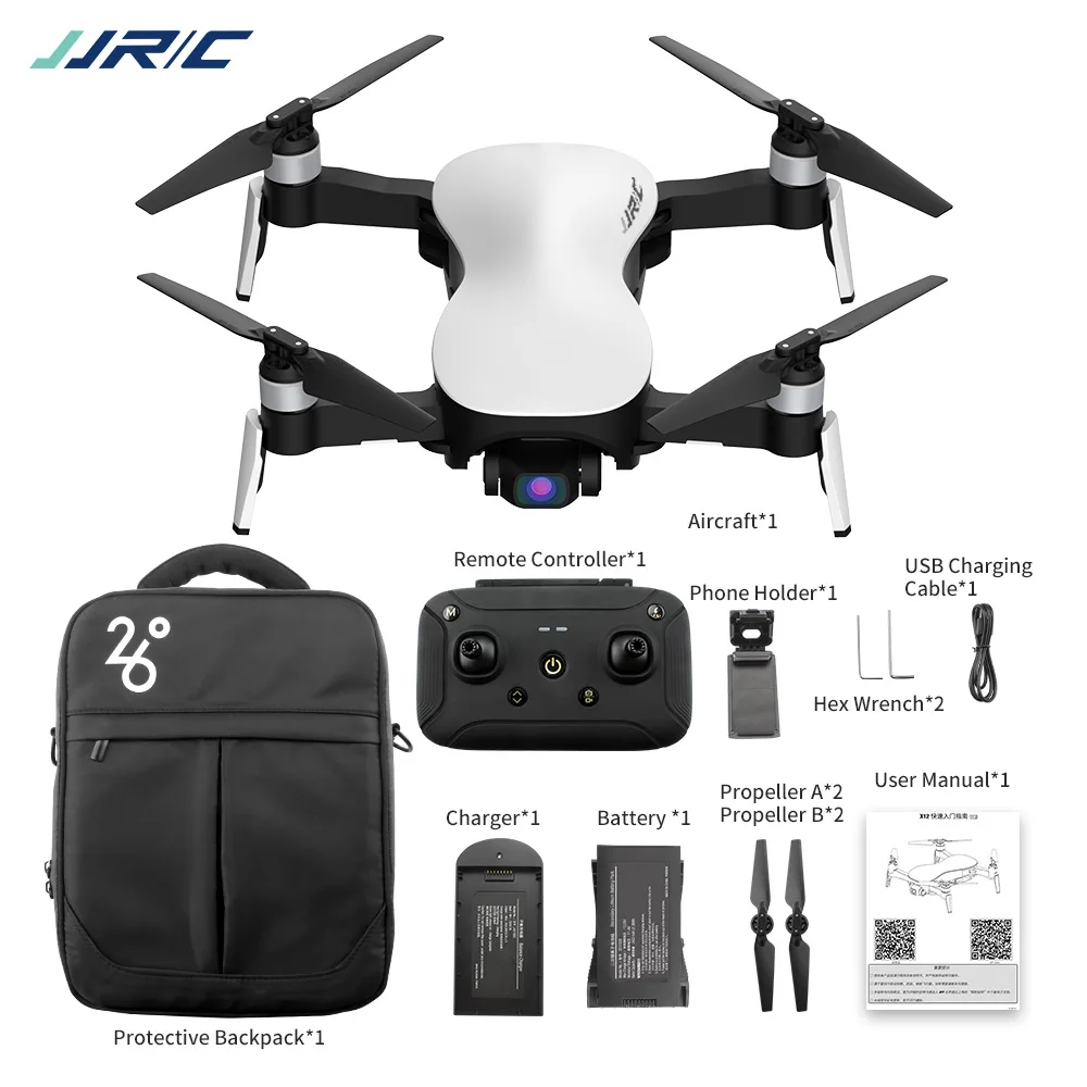 JJRC X12 Aurora 5G WiFi FPV Burstenloser Motor 4K HD Kamera GPS Dual Mode Position ierung Faltbare RC Drohne Quadcopter RTF Dron Toys