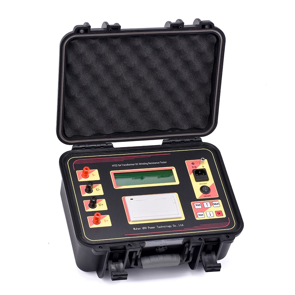 Uhv-5a Dc Digital Led Display Surface Winding Resistance Tester Micro ...
