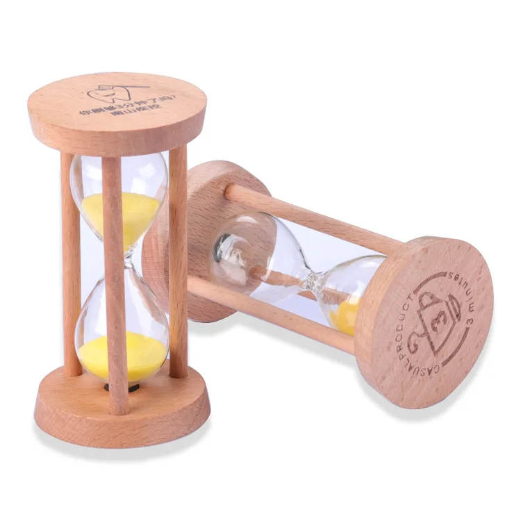 2/3/5/10/15/30 Minute Hourglass Wooden Sand Timer Sand Clock Kids ...