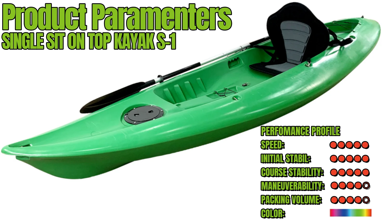 Latest TOLEE 8.9ft Entry-level Single Kayak for Fishing| Alibaba.com