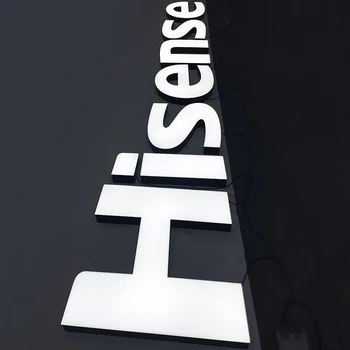 Custom Outdoor Wall 3d Illuminated Retail Store Name Sign Design ...