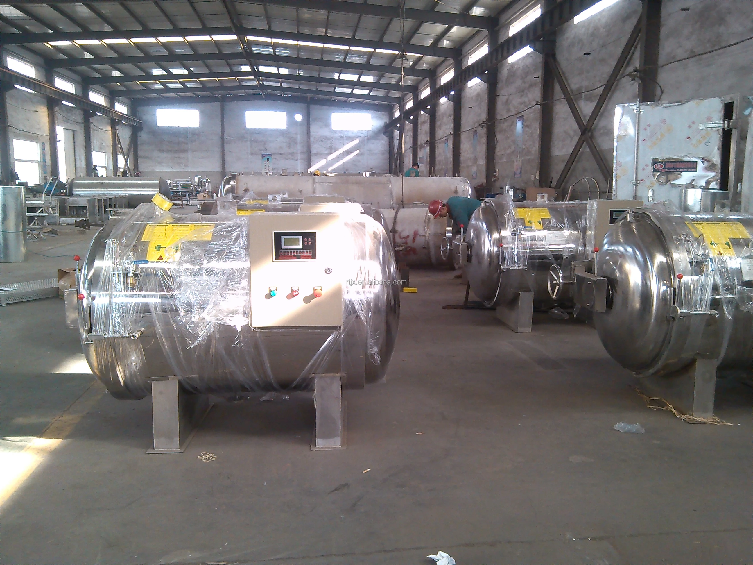 Small Industrial Autoclave Sterilizer Food Sterilization Retort ...