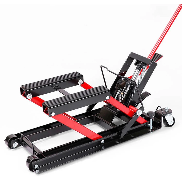 Portable Motorcycle Jack Lifting 1500lbs Hydraulic Motorcycle Atv ...