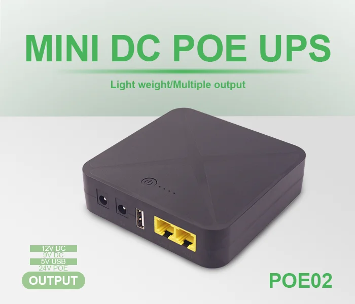 WGP POE02-29.6WH - Reliable Power for Wifi Routers & Cameras