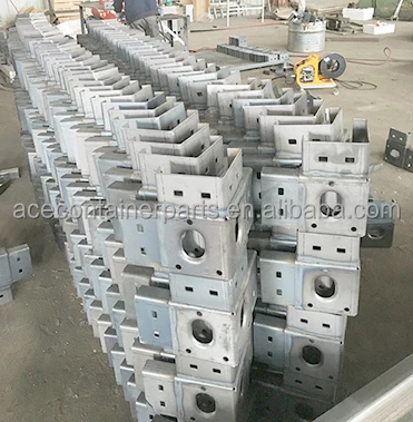 Galvanized or Painted Container House Corner Frame Fittings - ISO Metal ...