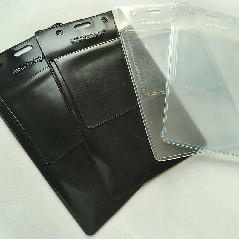 Transparent Soft Pvc Id Card Badge Holder Pouch - Oem | Wholesale