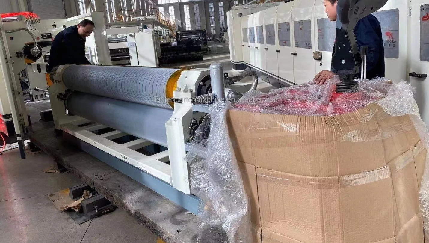 Quick Change Roller Corrugator Single Facer Cassette Type Single Face ...