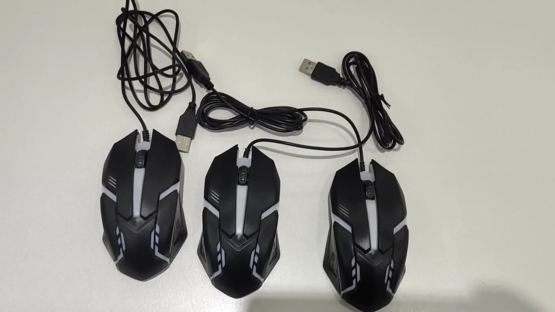 2023 Super Cool Rgb Light Usb Wired Mouse Mechanical Optical Ergonomic ...