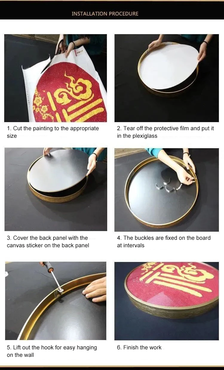 Hot Sale Aluminum Photo Round Frame Profile Metal Round Picture Frame ...