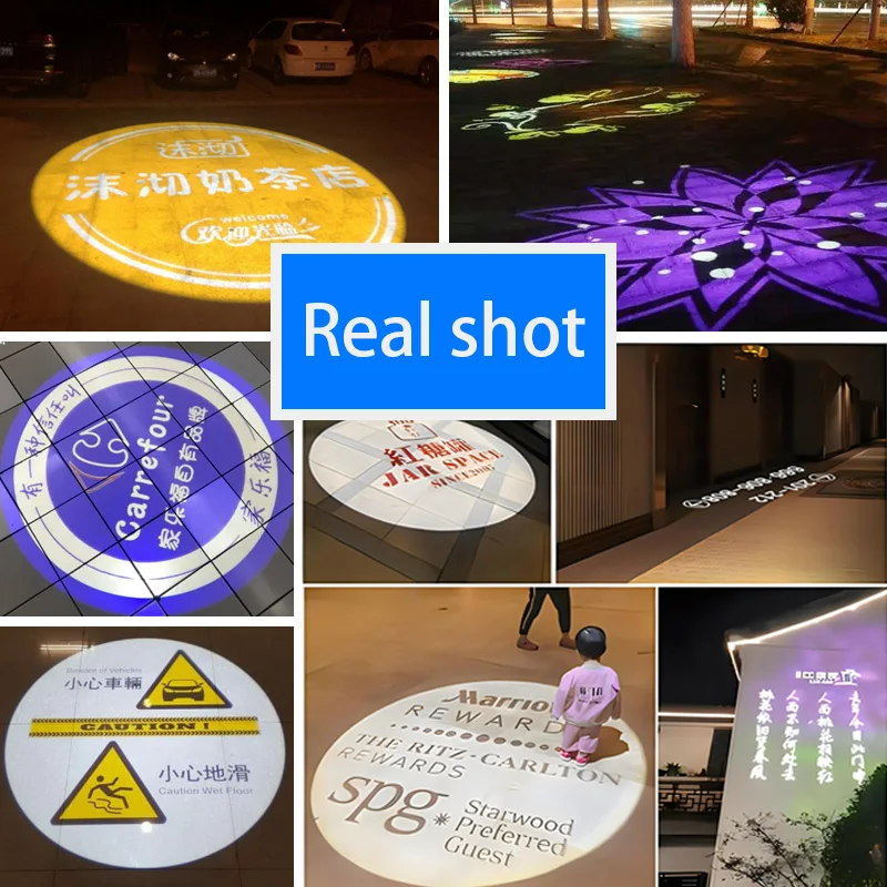 60W LED Gobo Projector with Custom Logo - Indoor & Outdoor