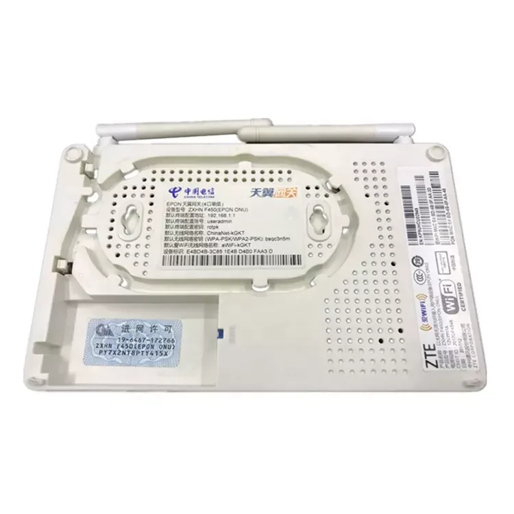New/used Zte F450v2 F450v3 F450v4 Epon Onu 1ge 3fe 2.4g Wifi English ...