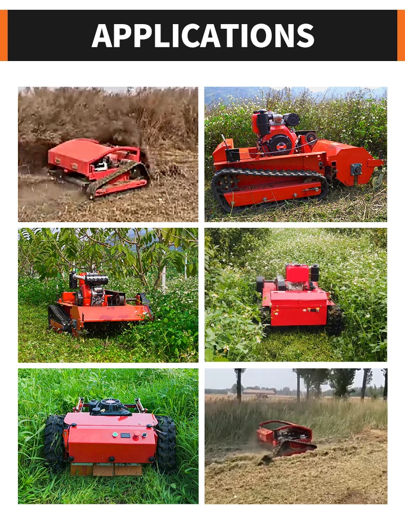 Remote Control Robot Automatic Lawn Mower - Multifunctional