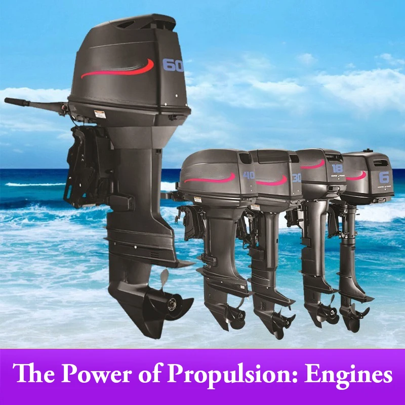 12HP to 60HP Outboard Engines - High Performance for Boats