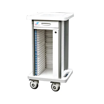 Hospital Clinic Use Patient Record Holder Medical Chart Divider Trolley ...