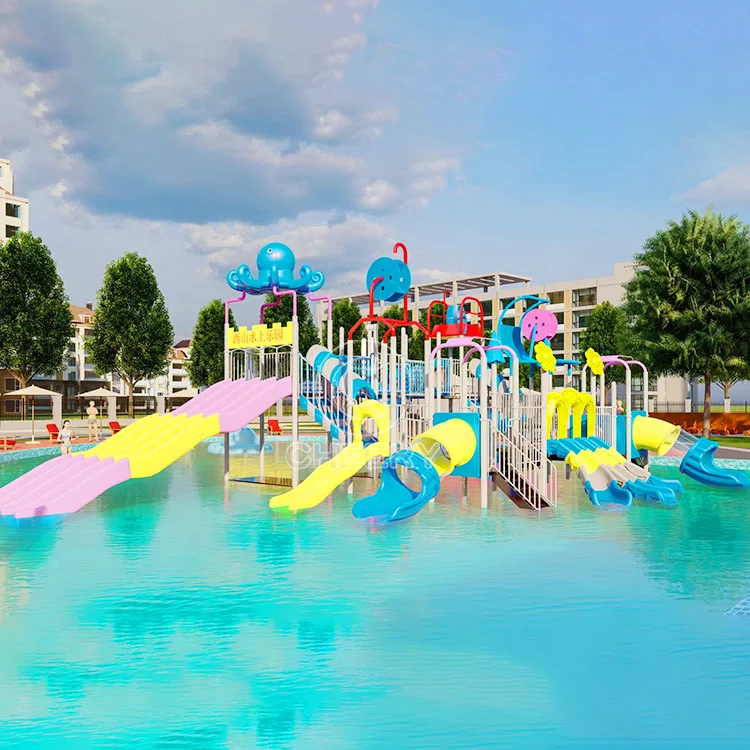Attractive Water Entertainment Outdoor Swimming Pool Water Playground ...