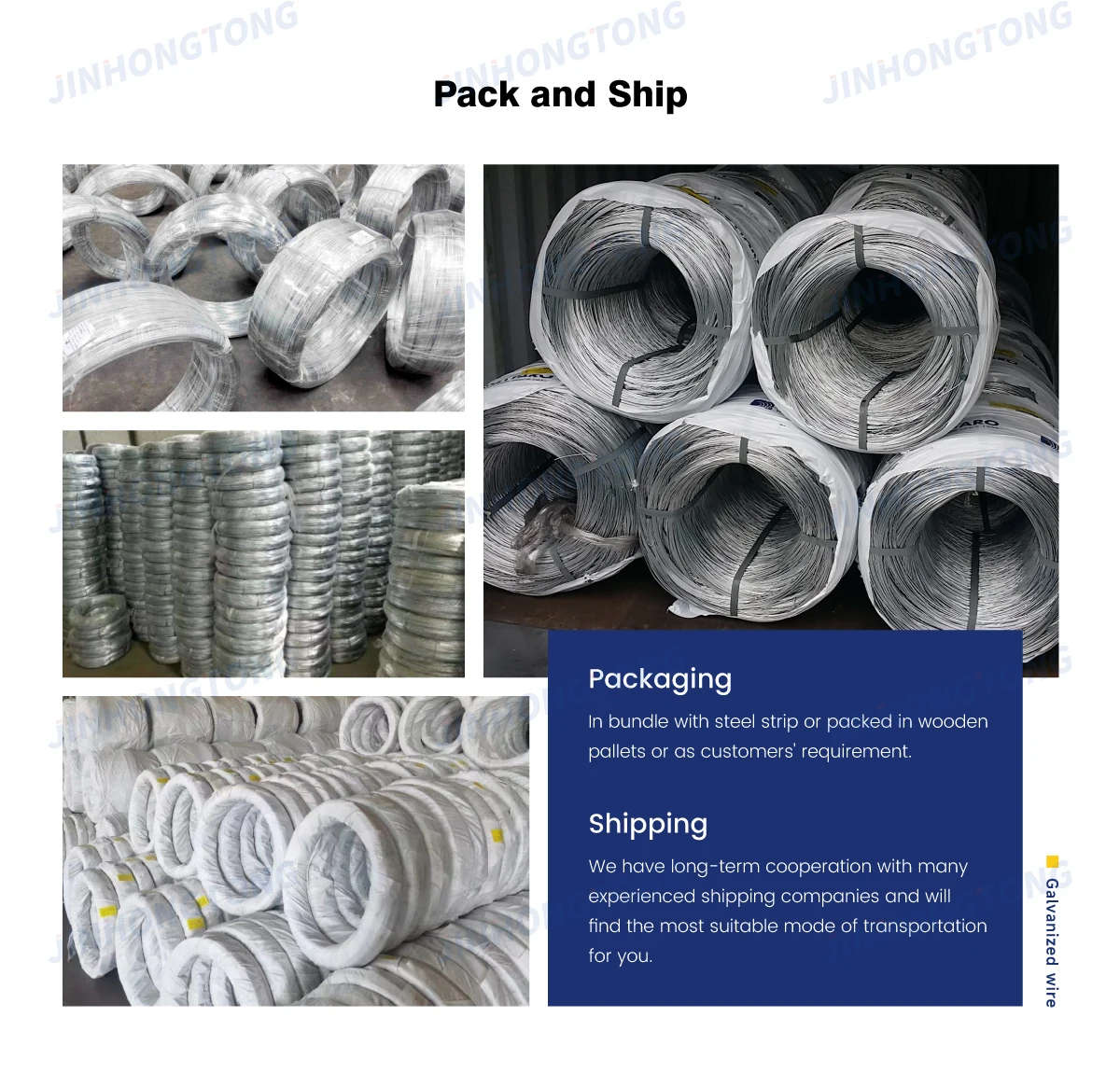Low Price Galvanised Binding Wire Gi Steel Wire 9 10 12 14 16 Gauge Hot ...