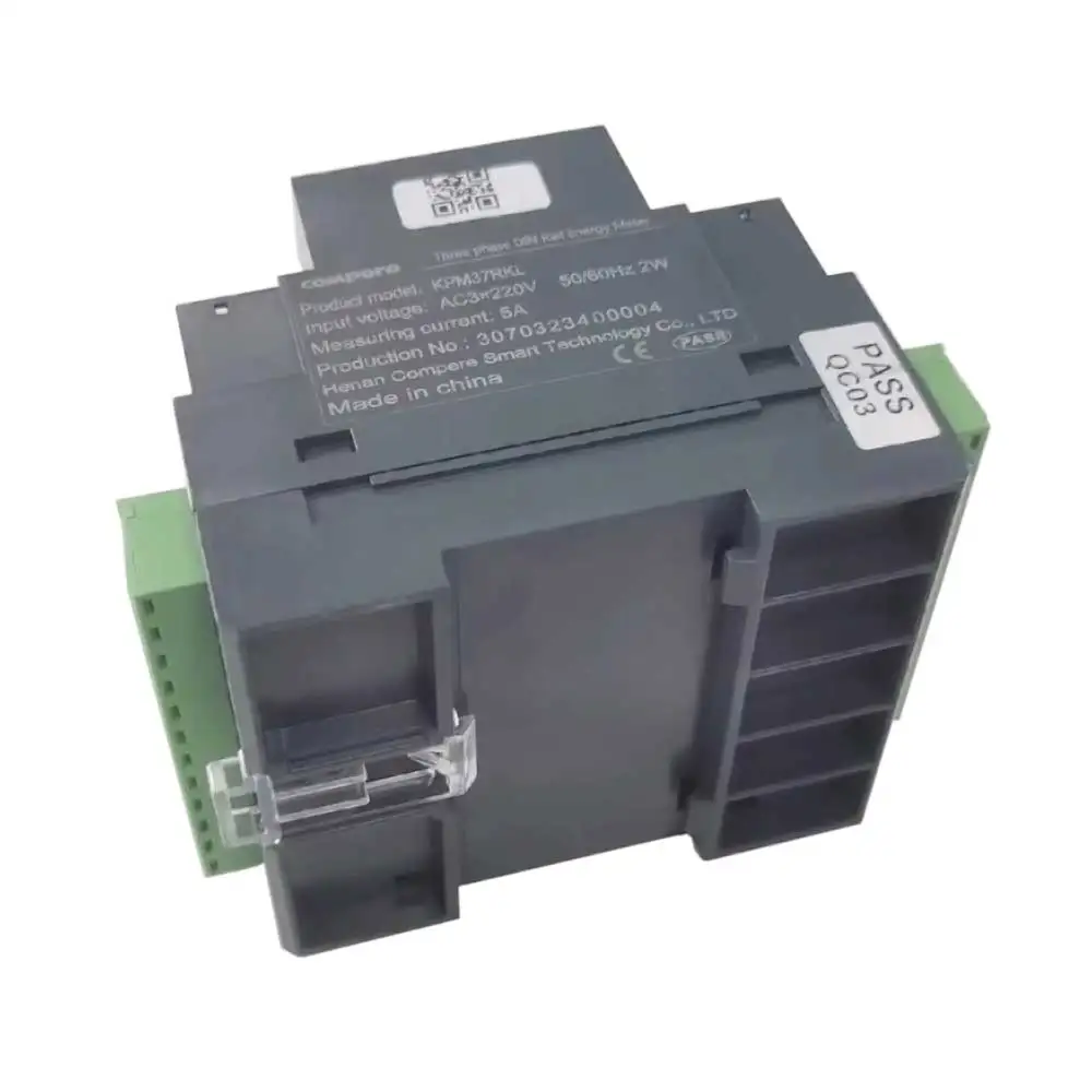 KPM37-WI-W100 Industrial Din Rail Power Meter Analyzer Wifi Energy Monitor Three Phase ...