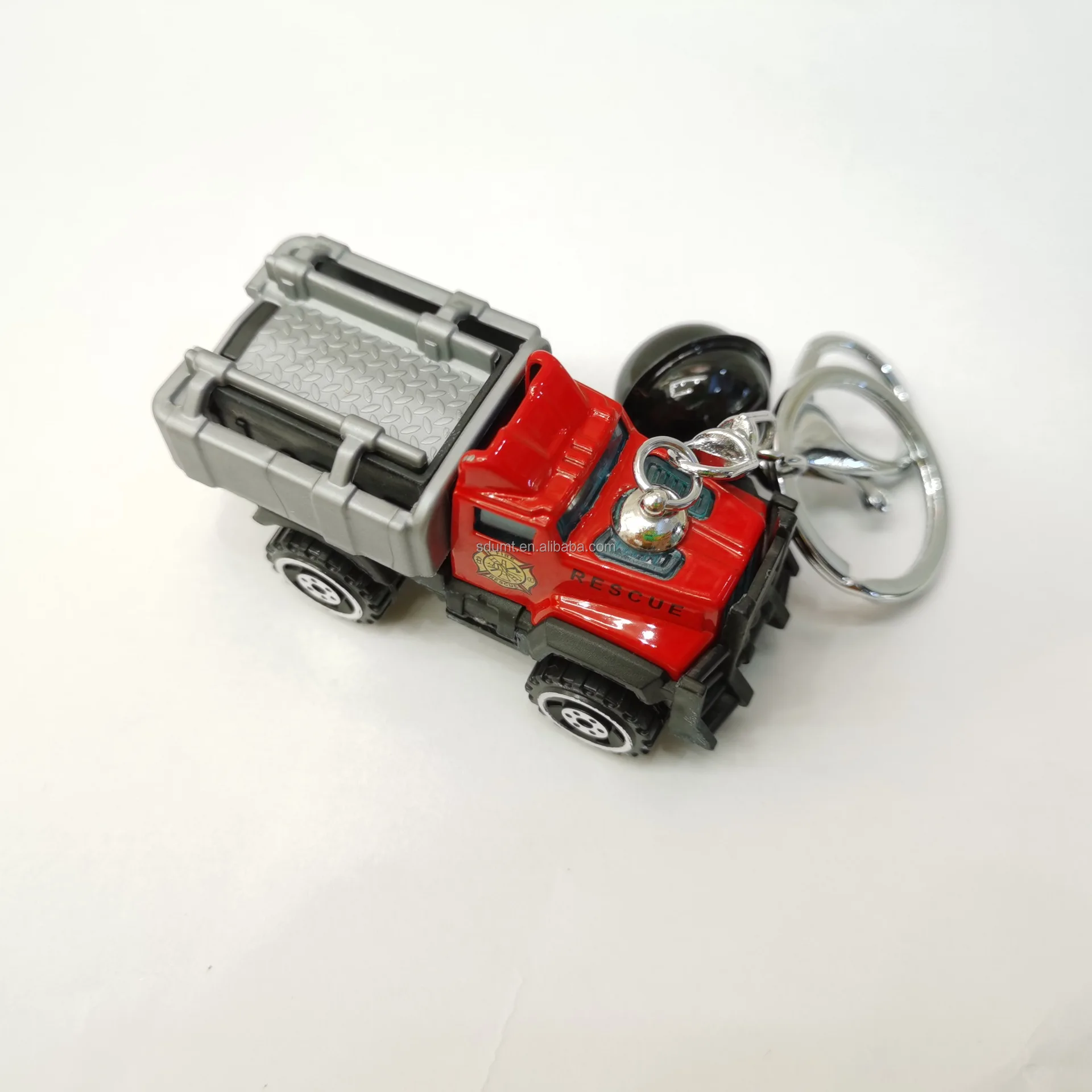New Arrival Keychain Kids Red Car Toys Key Ring Children Fire Engine ...