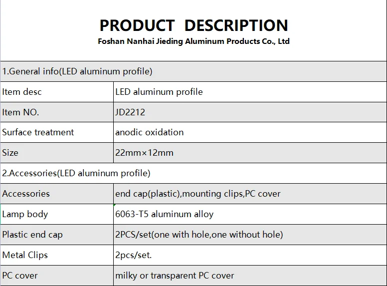 LED Aluminum Profile - Durable U-Shaped Lighting Solutions