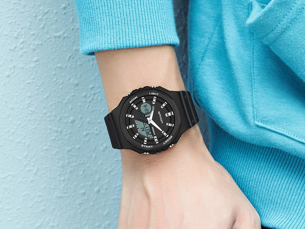 SANDA 6016 Men's Watch - Waterproof Quartz Fashion Timepiece