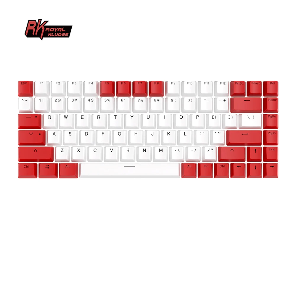 Royal Kludge Rk84 Xda Keycaps De Layout Blank Super Thick Dye ...