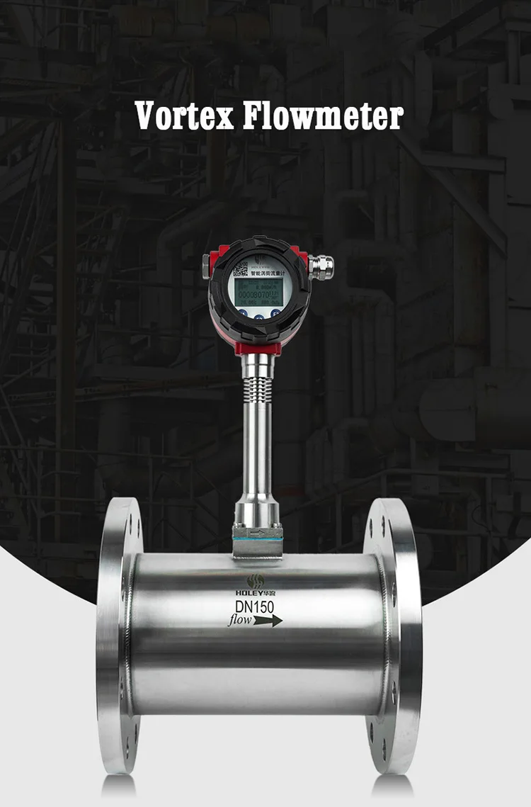 Smart Vortex Flow Meter Compressed Air Flowmeter Nitrogen Air Flow Meters - Buy Vortex Flow ...