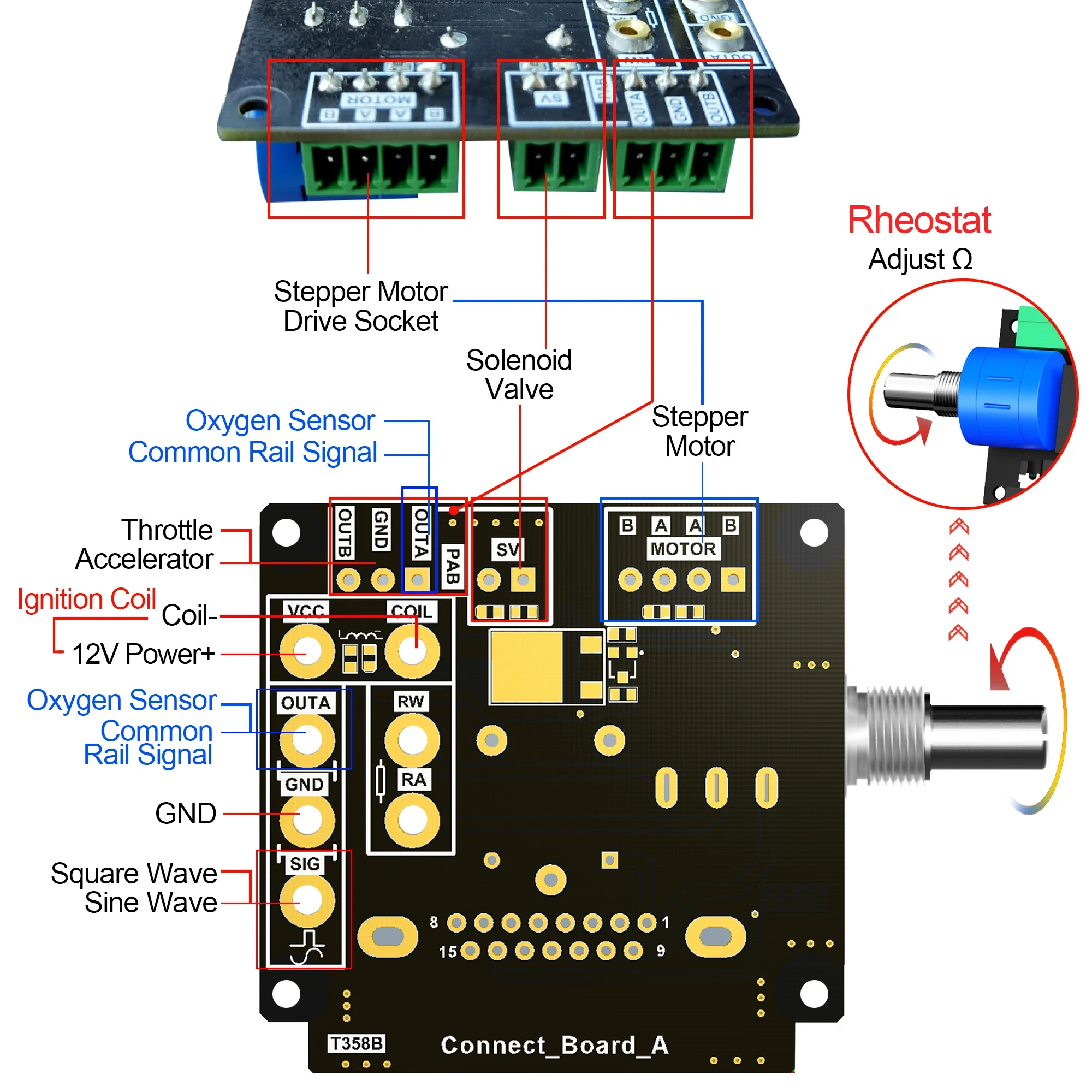 2023 12V PWM Signal Simulator Stepper Motor Tester Vehicle Automotive ...