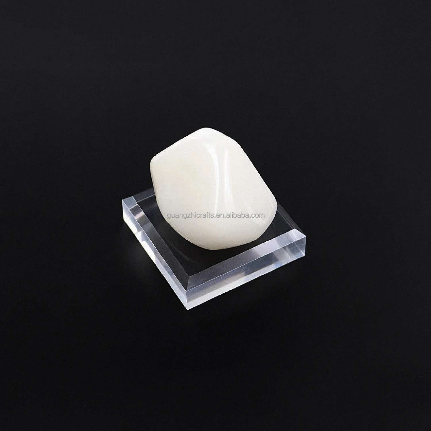 Square Acrylic Display Block Clear Acrylic Bevel Edge Display Block ...