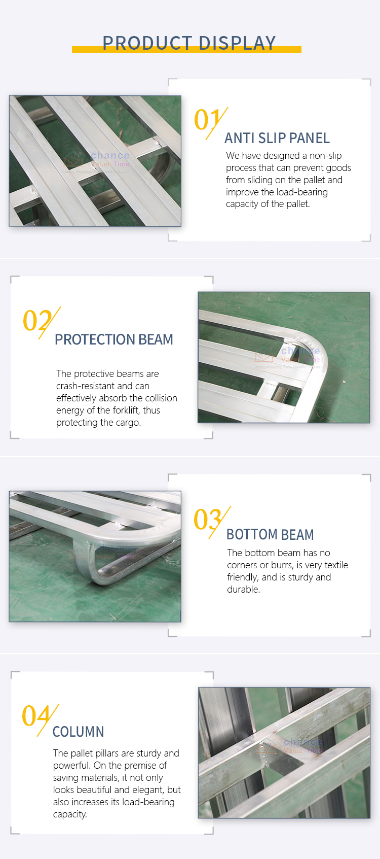 Large Warehouse Storage Stackable Detachable Textile Industrial Heavy ...