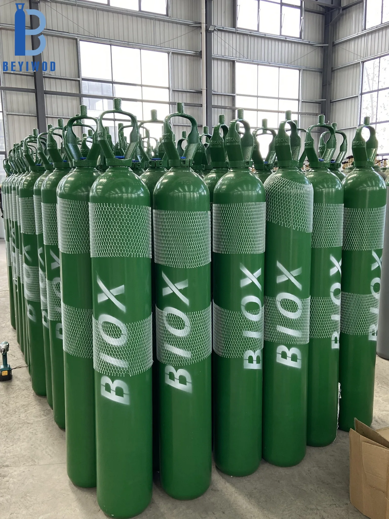 ISO 9809 Standard Steel Cylinder 40L 47L 50L Tped Certificate 150bar 5 ...