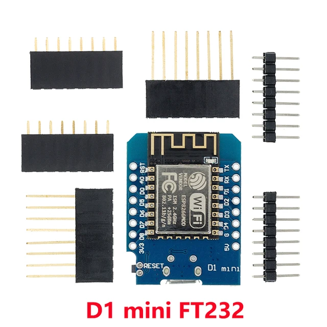 Esp8266 Esp-12 Esp-12f Ch340g Ch340 V2 Usb Wemos D1 Mini Pro V3.0.0 ...