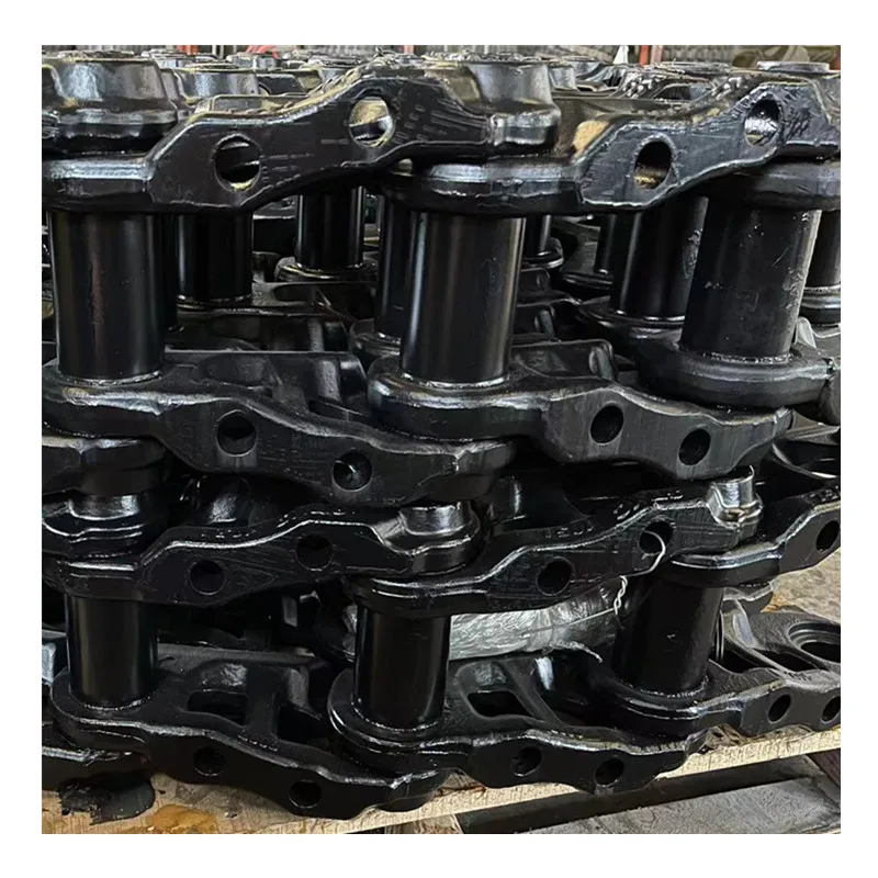 Excavator Track Chains Assembly Bulldozer Undercarriage Spare Parts ...