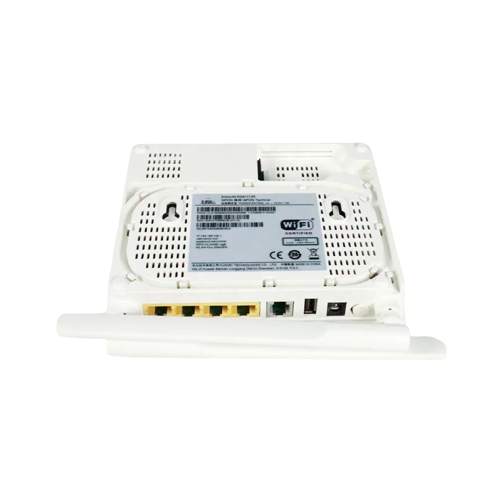 Huwai Echolife Eg8145v5 Gpon Ont Ftth Original Modem Wifi 4lan 1voice ...